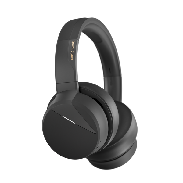 Sonic Lamb Over-Ear Headphone - Obsidian Black – Sonic Lamb India