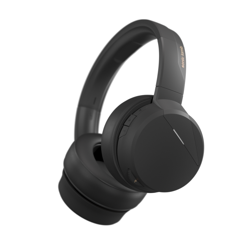 Sonic Lamb Over-Ear Headphone - Obsidian Black – Sonic Lamb India